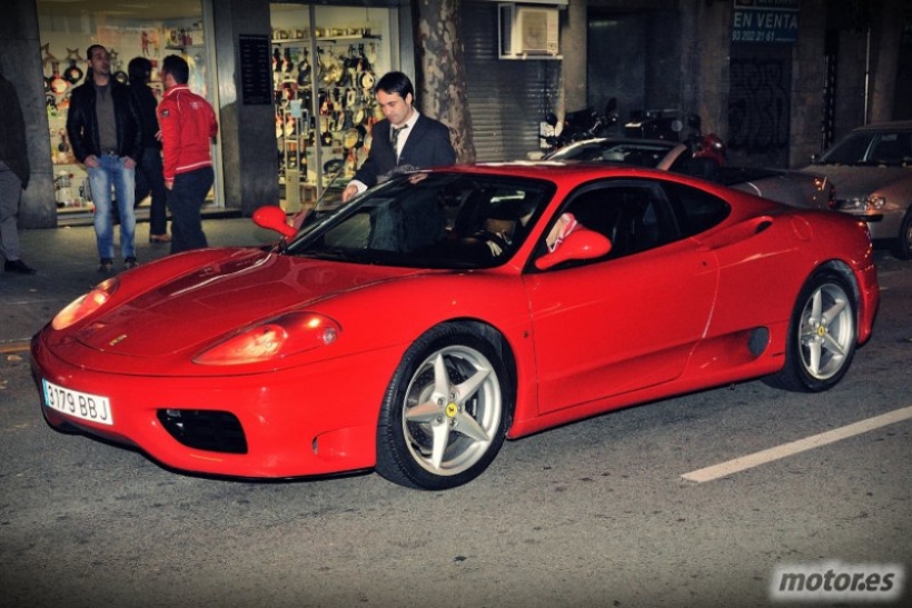 Ferrari 360 Total Telecom Vodafone presentación Barcelona