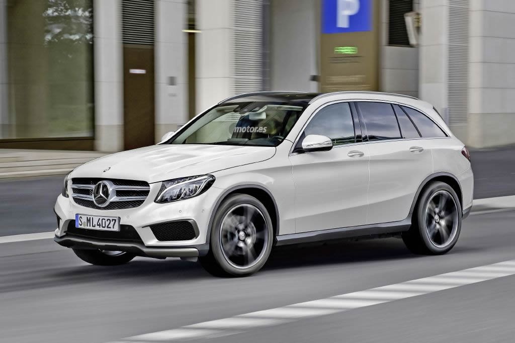 Mercedes GLC híbrido enchufable avistado en pruebas