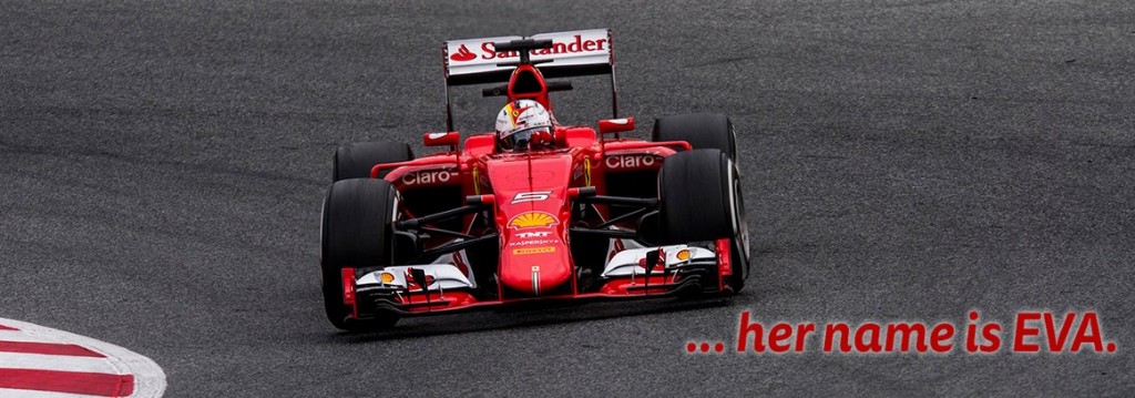 Vettel bautiza a su a primer Ferrari: se llama Eva