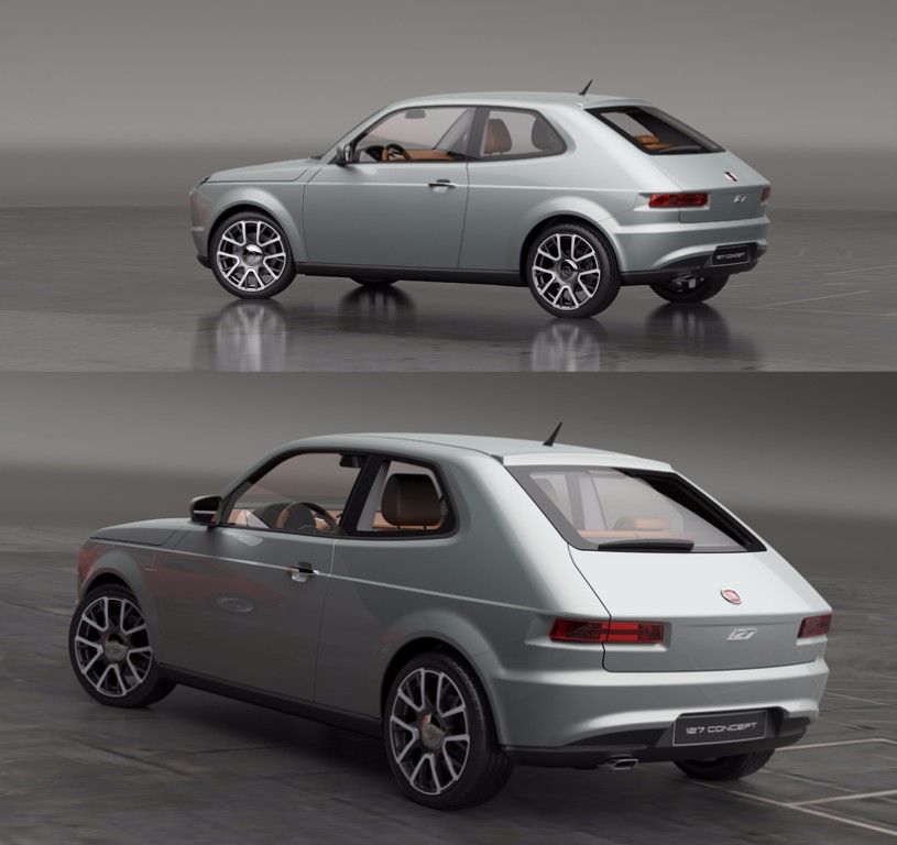 Fiat 127 Concept y Abarth 127 Concept: reviviendo al utilitario de los ...