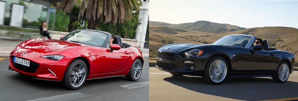 ¿Mazda MX-5 o Fiat 124 Spider?: Comparativa visual