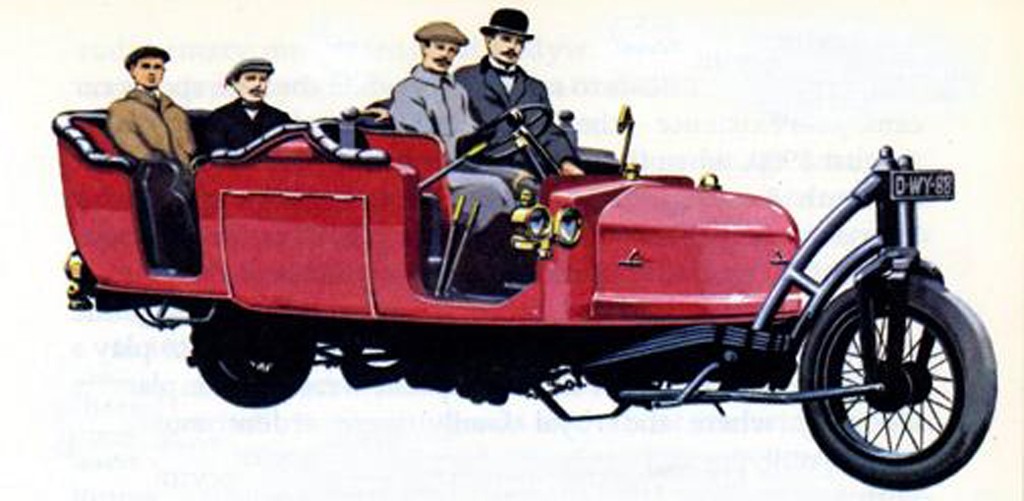 Schilovski Gyrocar, el primer coche con sólo dos ruedas