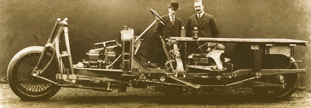 Schilovski Gyrocar, el primer coche con sólo dos ruedas