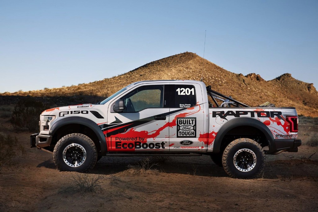 Ford F-150 Raptor Race Truck, lista para competir