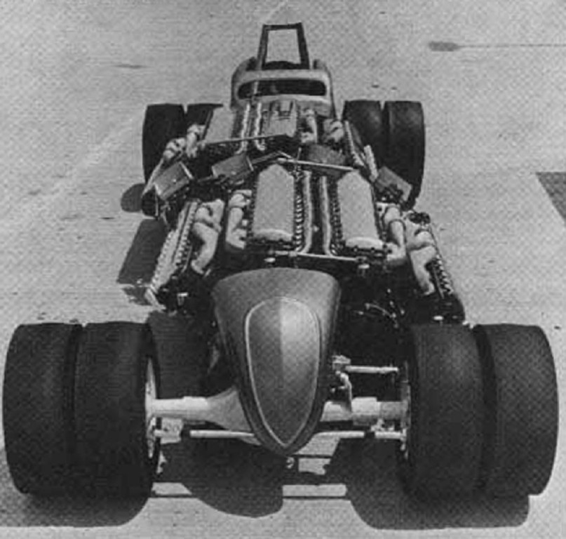 'Quad Al', cuatro motores V12 y 12.000 CV para un coche de récord
