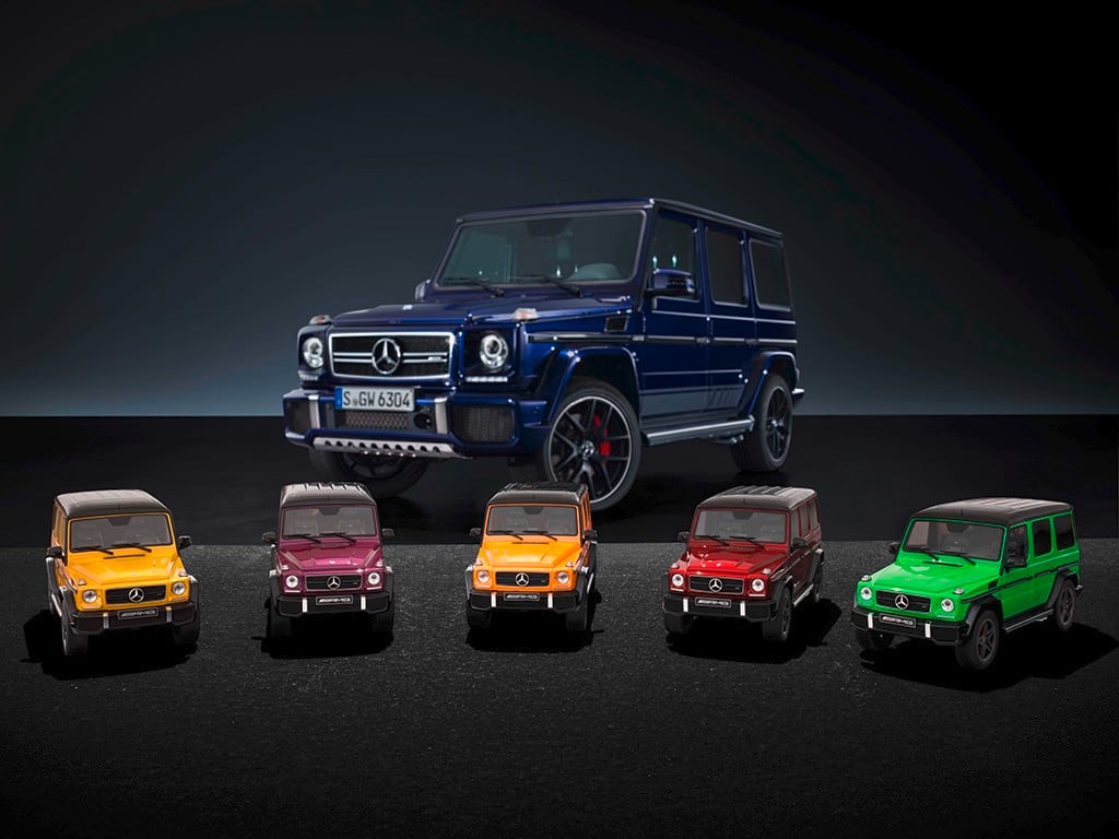Mercedes-AMG G63 Crazy Colours: añade color a tu oficina con estas maquetas