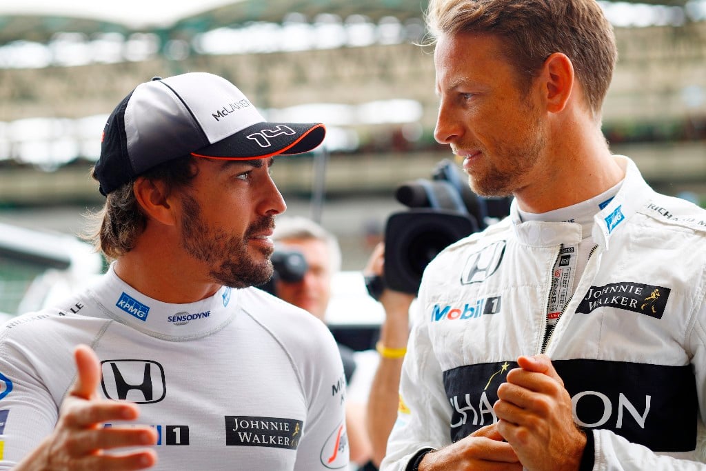 Alonso homenajea a Button: “Es el mejor compañero que he tenido”