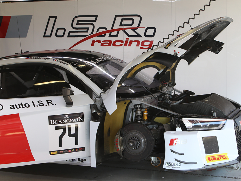 El Audi #74 suma la pole de la Blancpain en Barcelona