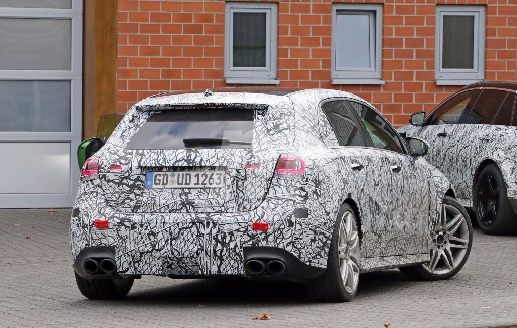 Primeras fotos espías del Mercedes A50 AMG, la versión tope de gama del ...