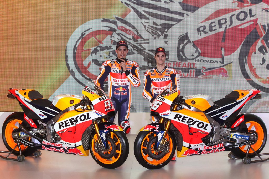 El Repsol Honda desvela la nueva RC213V en Indonesia
