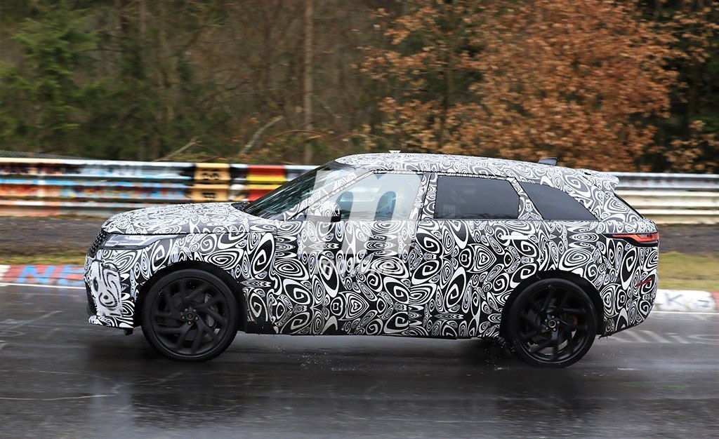 El Range Rover Velar SVR regresa a Nürburgring para seguir con su ...