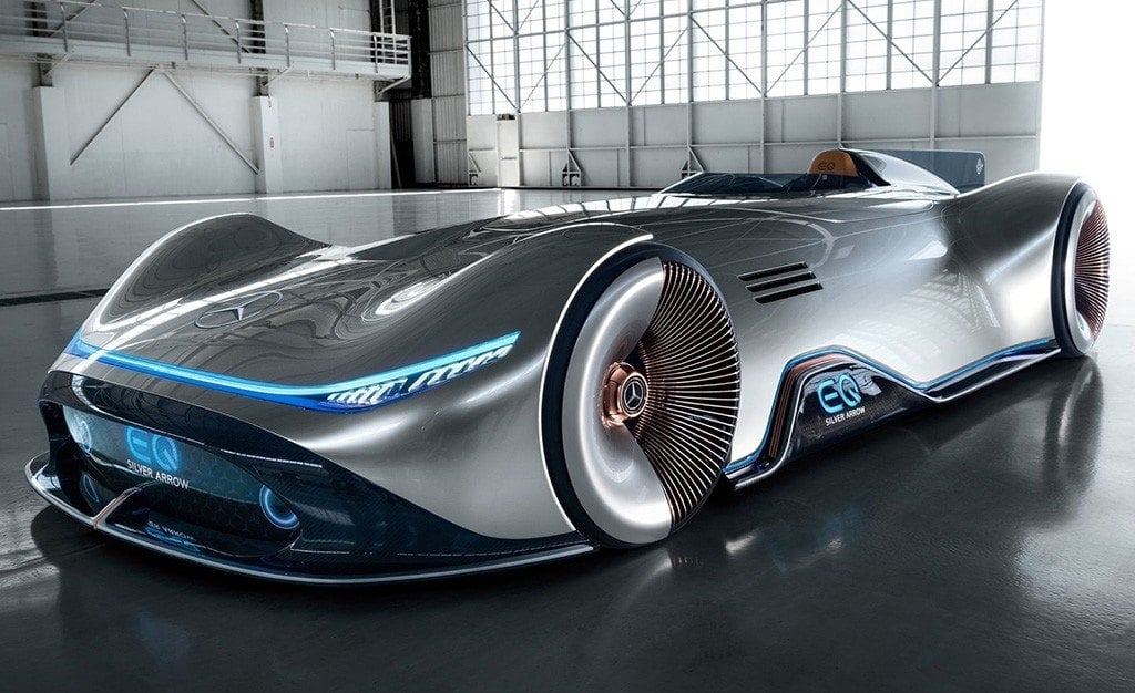 Mercedes Vision EQ Silver Arrow Concept, tecnología del futuro sin ...