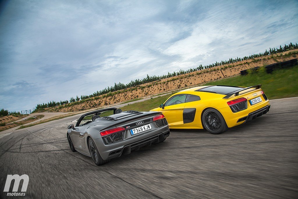 Comparativa Audi R8 Coupé vs Audi R8 Spyder, guerra fratricida (con vídeo)