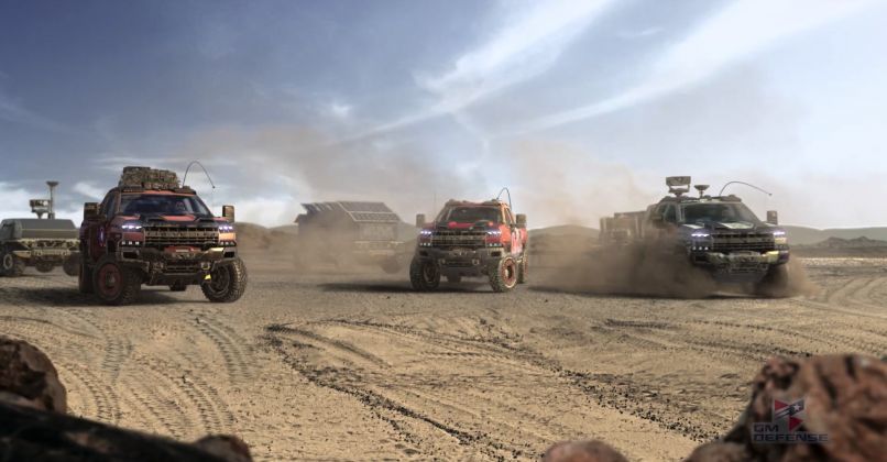 Filtrado el nuevo Chevrolet Silverado ZH2 militar alimentado por hidrógeno