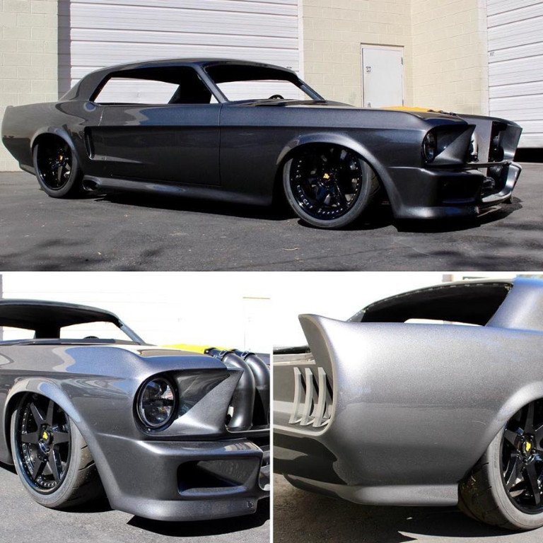 Ford Mustang Corruptt: un Mustang clásico con un V8 Ferrari de doble turbo