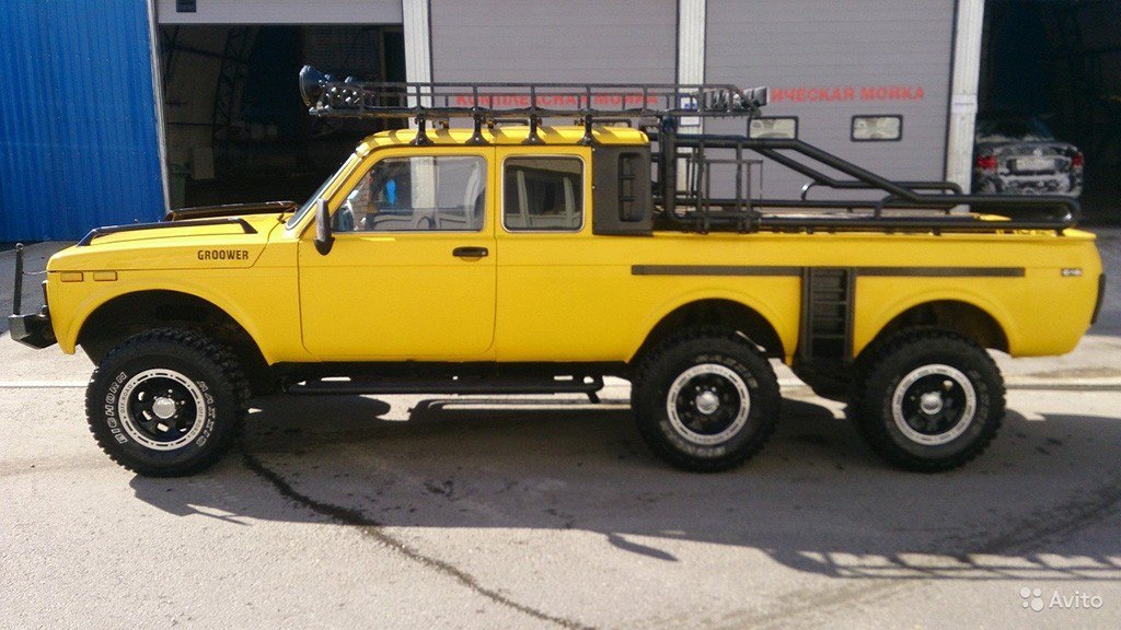 Lada Niva 6x6 Pick-up, la transformación definitiva del todoterreno ruso