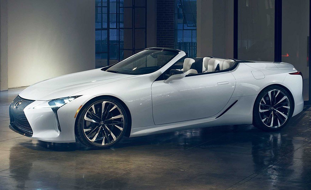 Lexus LC Cabrio Concept, jugando con la idea de una variante descapotable