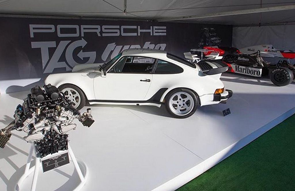 El primer Porsche 911 TAG Turbo con motor de F1 rodó en Goodwood [vídeo]