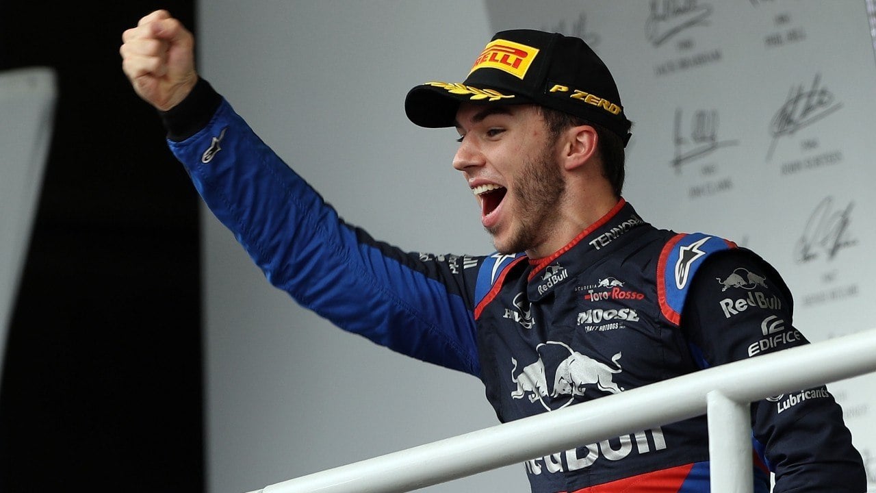 Gasly consigue su primer podio en la F1 tras una espectacular 'drag ...