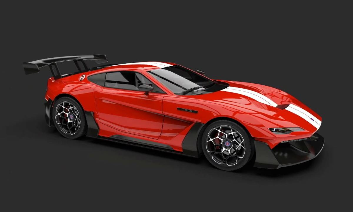 El Factory Five F9R es un monstruo para pista con un V12 de 9.5 litros ...