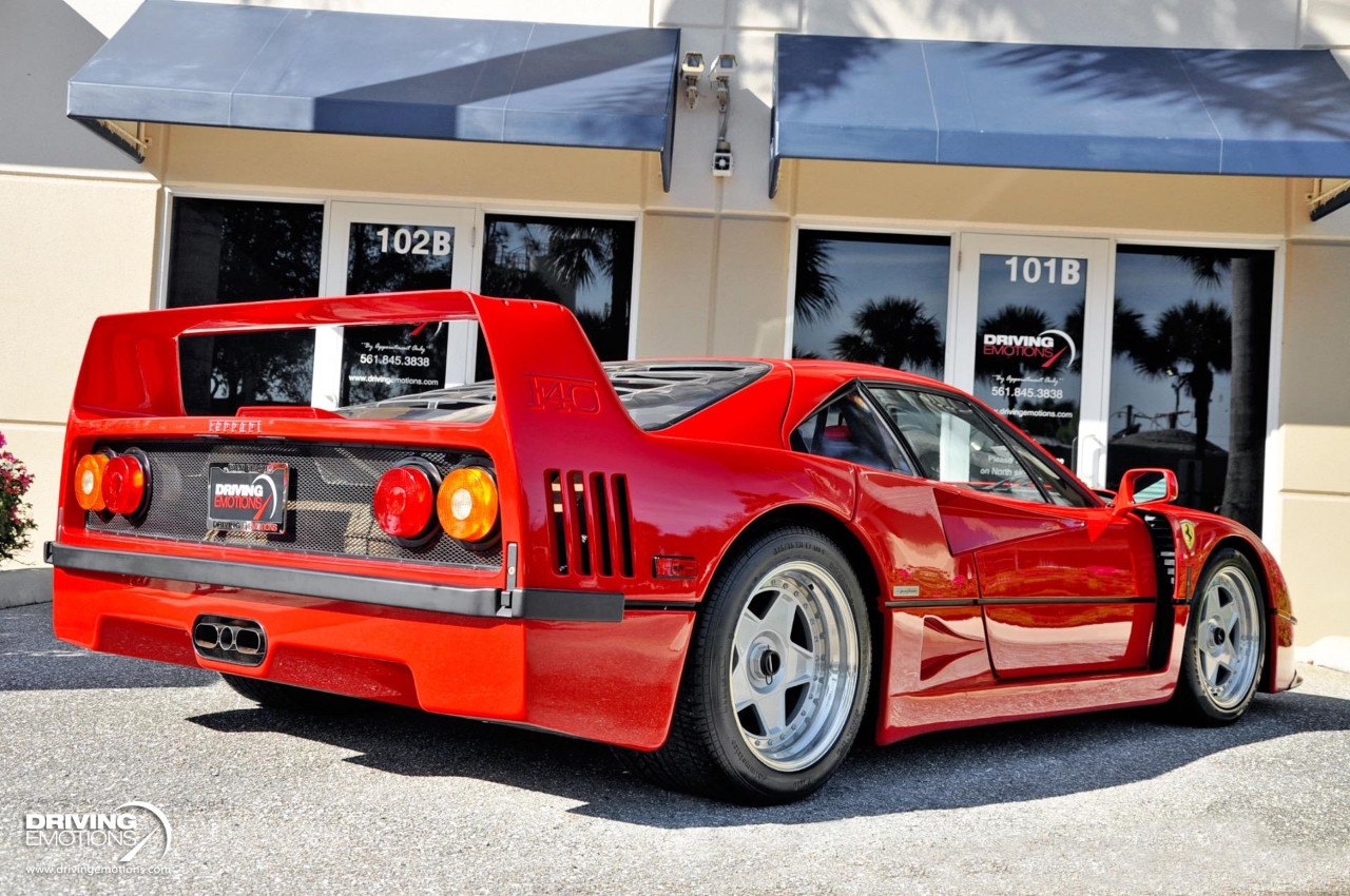 ¡Increíble! Aparece la venta un Ferrari F40 a estrenar