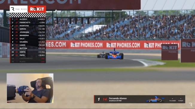 Alonso gana también la segunda carrera virtual en Silverstone tras ...