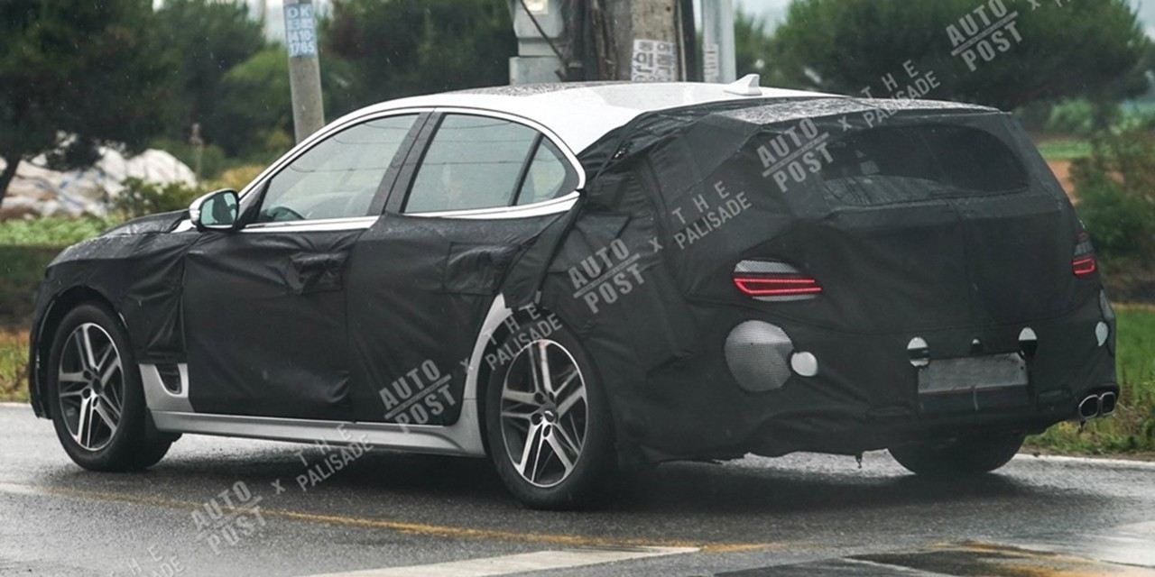 El Genesis G70 Shooting Brake es real y prueba de ello son estas fotos ...