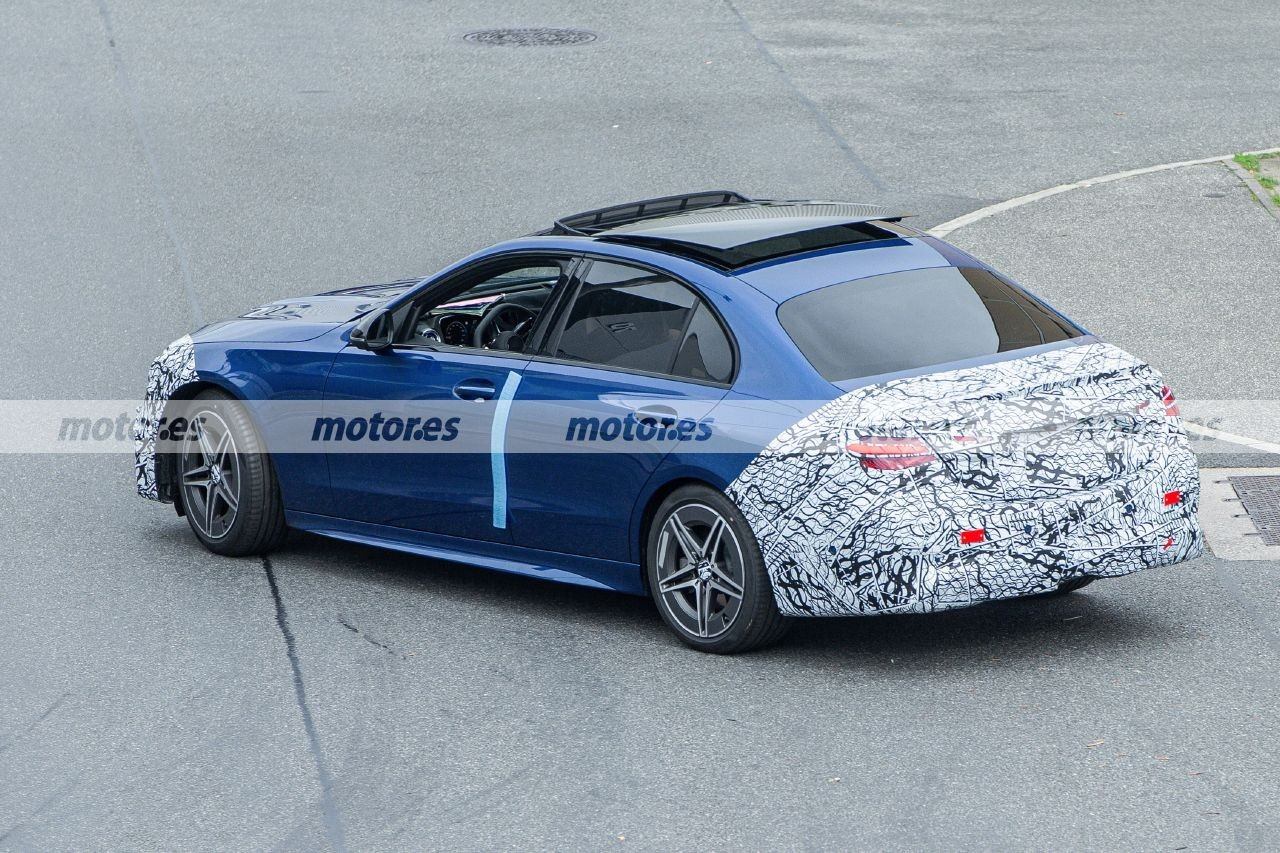 Nuevas fotos espía descubren al nuevo Mercedes Clase C 2021 AMG Line