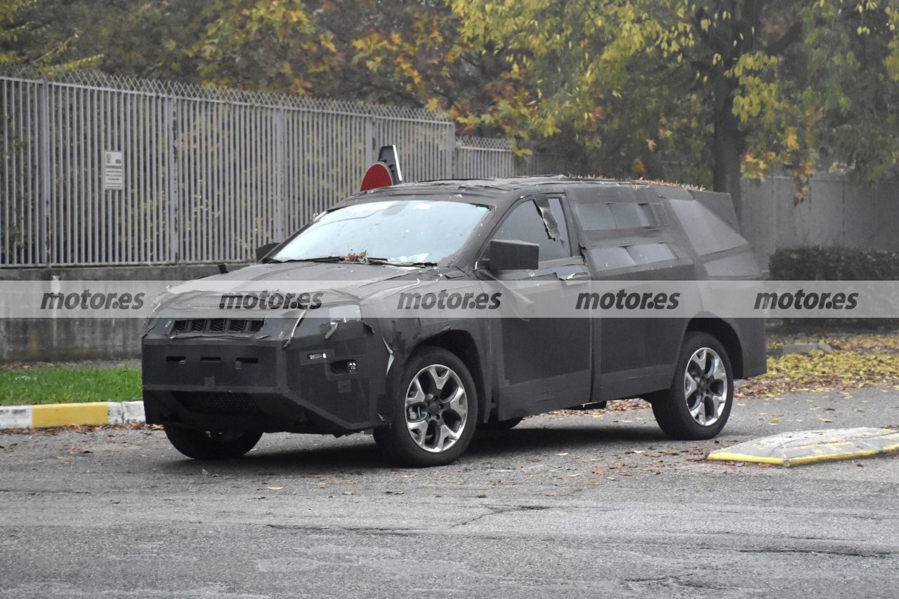 Primeras fotos espía del nuevo Jeep Grand Compass 2022 para India