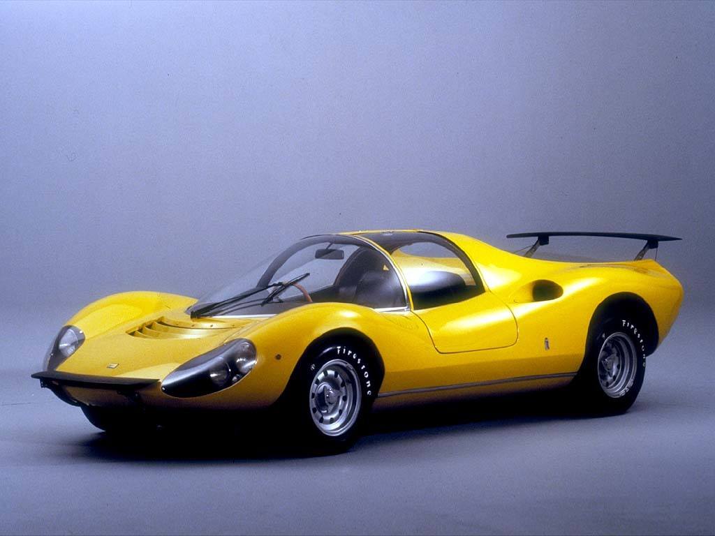 Los raros y veteranos Ferrari amarillos: el Ferrari Dino 206 ...