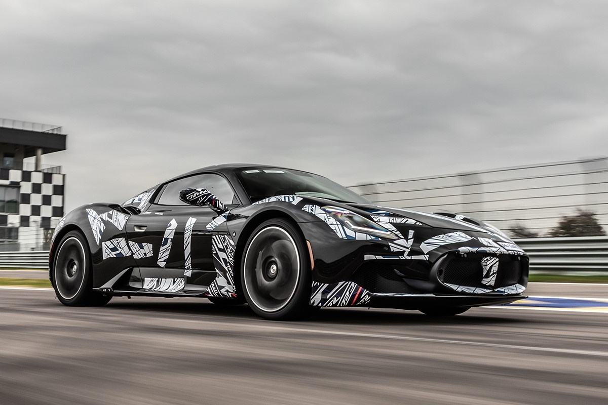 Los prototipos del Maserati MC20 se ponen a prueba en el Autodromo di ...