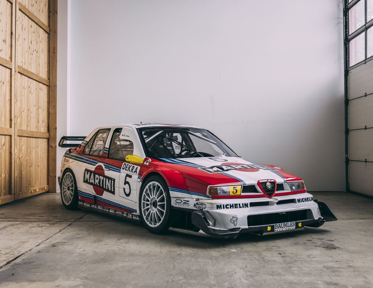 Espectacular ejemplar del exitoso Alfa Romeo 155 V6 de Martini Alfa ...