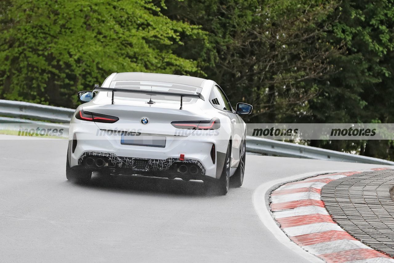 El futuro BMW M8 CSL 2022, cazado en su configuración definitiva en ...