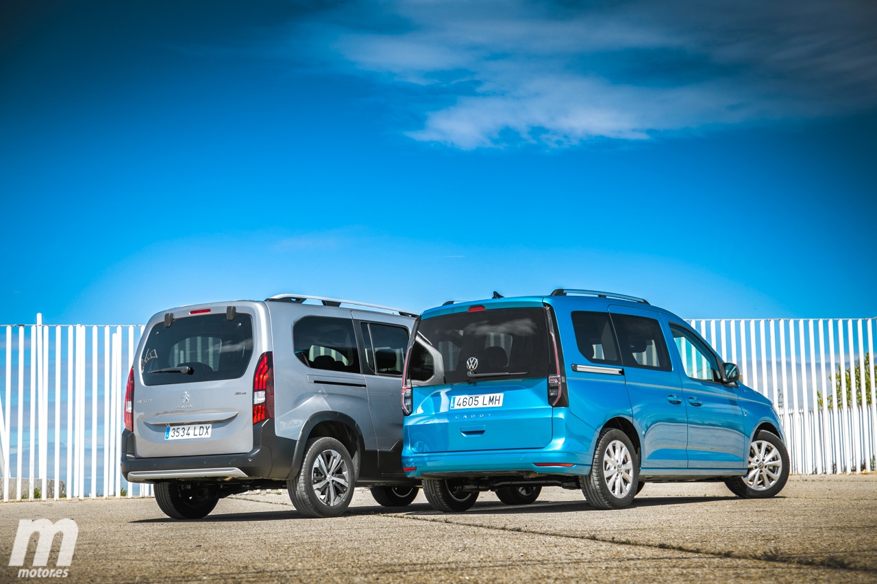 Comparativa Peugeot Rifter vs Volkswagen Caddy, diferencias insalvables ...