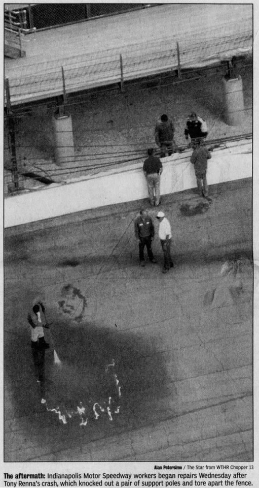 Gordon Smiley crash 1982 Indianapolis qualifying. > General Discussion ...