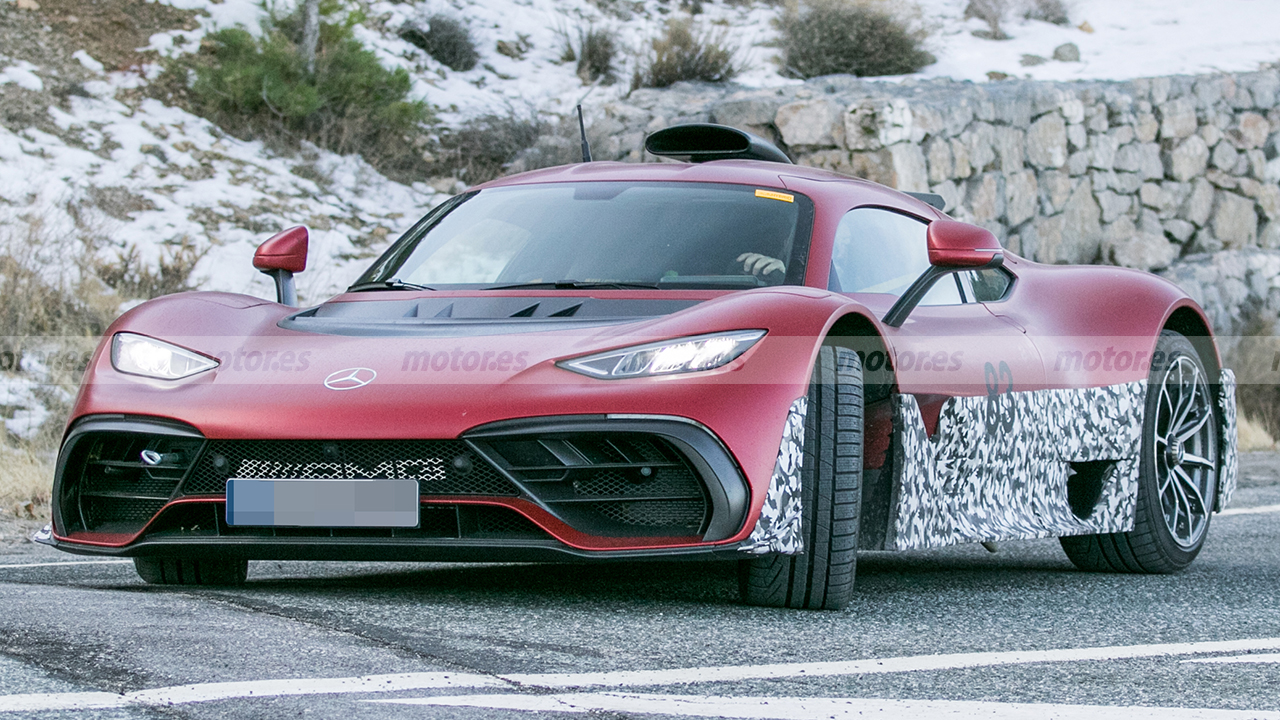 El esperado Mercedes-AMG ONE se deja ver con un llamativo camuflaje