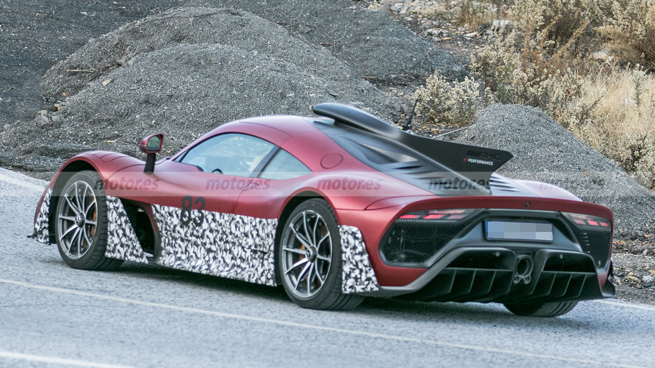 El esperado Mercedes-AMG ONE se deja ver con un llamativo camuflaje