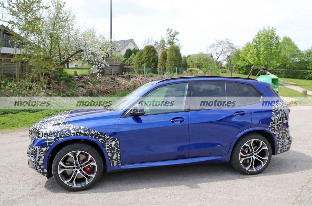 El BMW X5 M60i se presenta más deportivo en nuevas fotos en pruebas