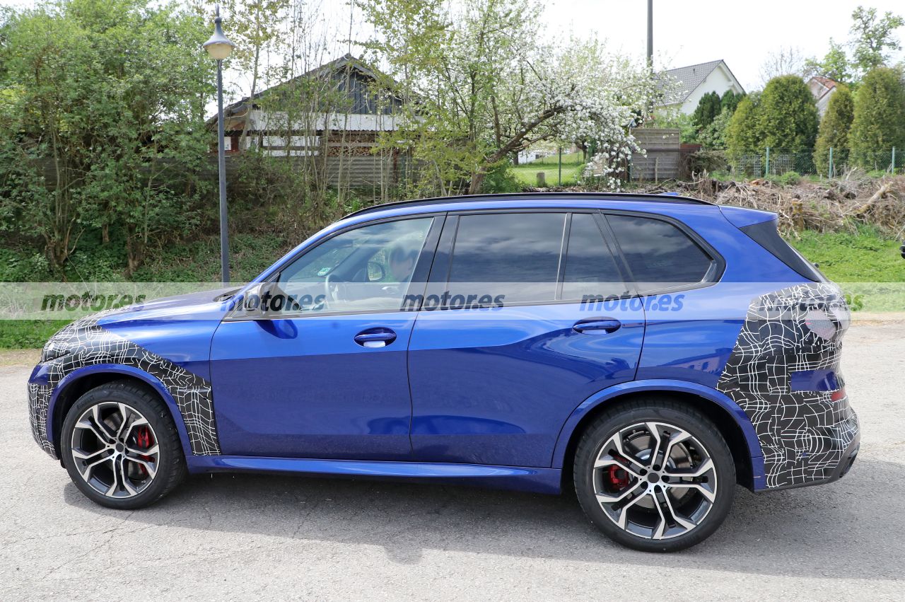 El BMW X5 M60i se presenta más deportivo en nuevas fotos en pruebas