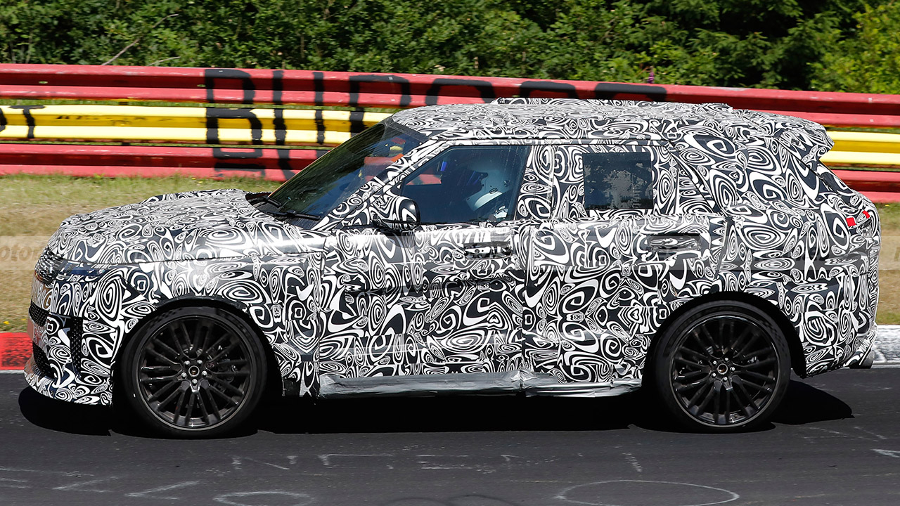 El nuevo Range Rover Sport SVR regresa a Nürburgring con un camuflaje ...