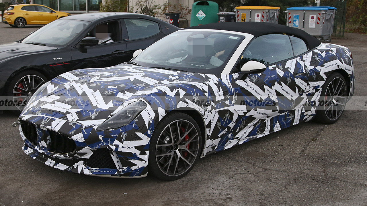 Cazado el nuevo Maserati GranCabrio 2024, la nueva generación del ...