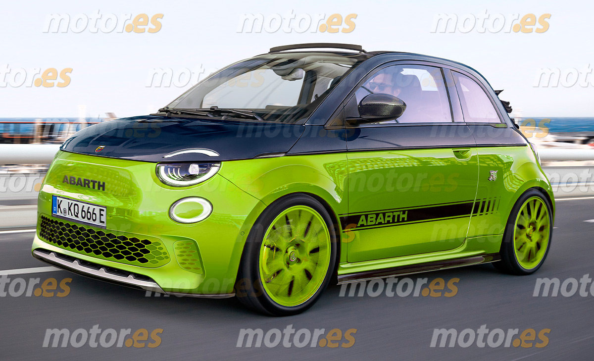 Así será el futuro Abarth 500 Cabrio Eléctrico, el descapotable de la marca del Escorpión