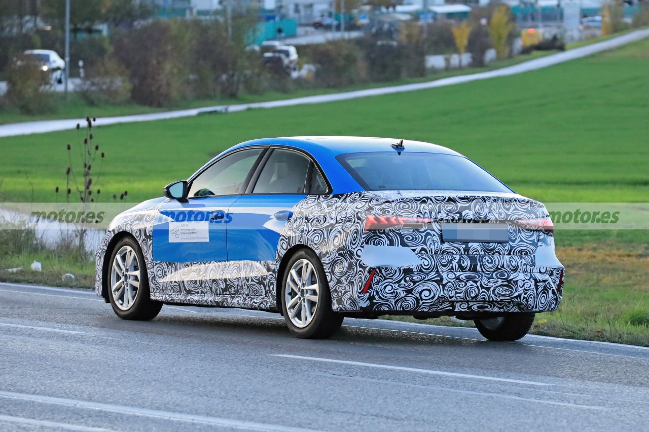 El Audi A3 Sedán 2024 se enfrenta ya a las primeras pruebas técnicas de ...
