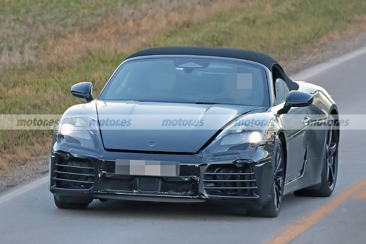 Cazado el nuevo Porsche 718 Boxster 2024, primeras fotos espía del ...