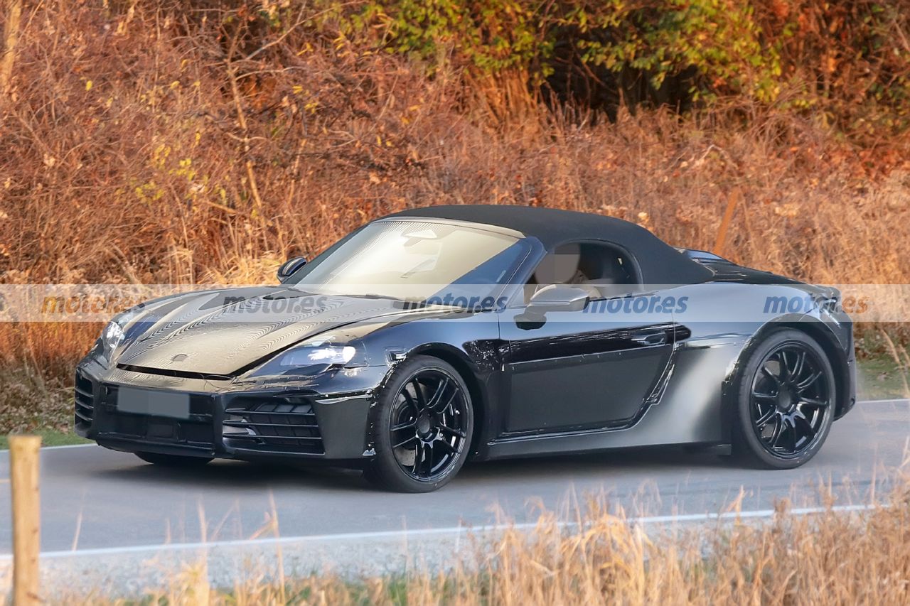 Cazado el nuevo Porsche 718 Boxster 2024, primeras fotos espía del ...
