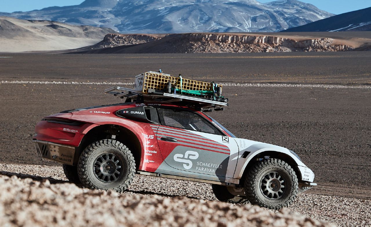 Dos prototipos extremos del Porsche 911 Carrera coronan el mundo en Chile