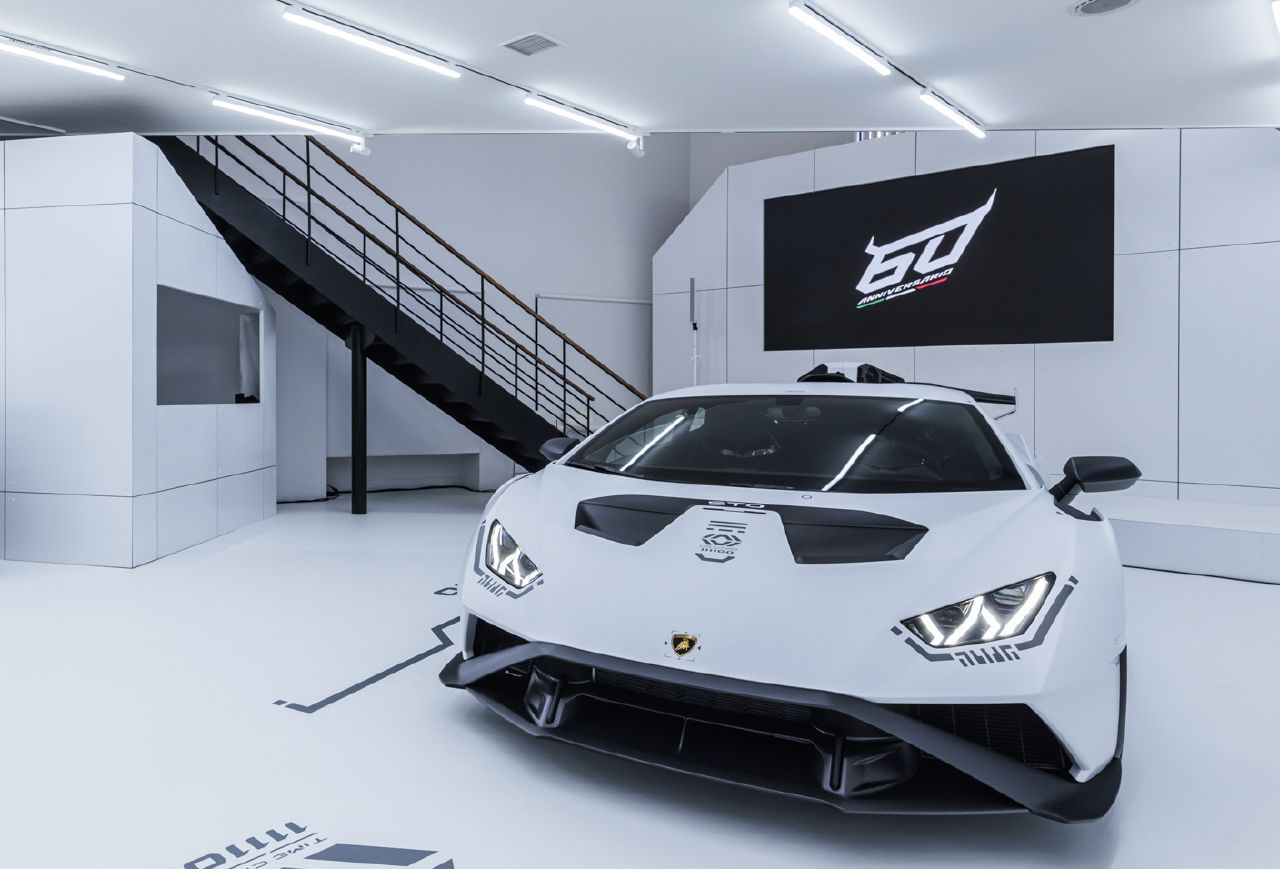 Un one-off basado en el Lamborghini Huracán STO celebra el 60º ...