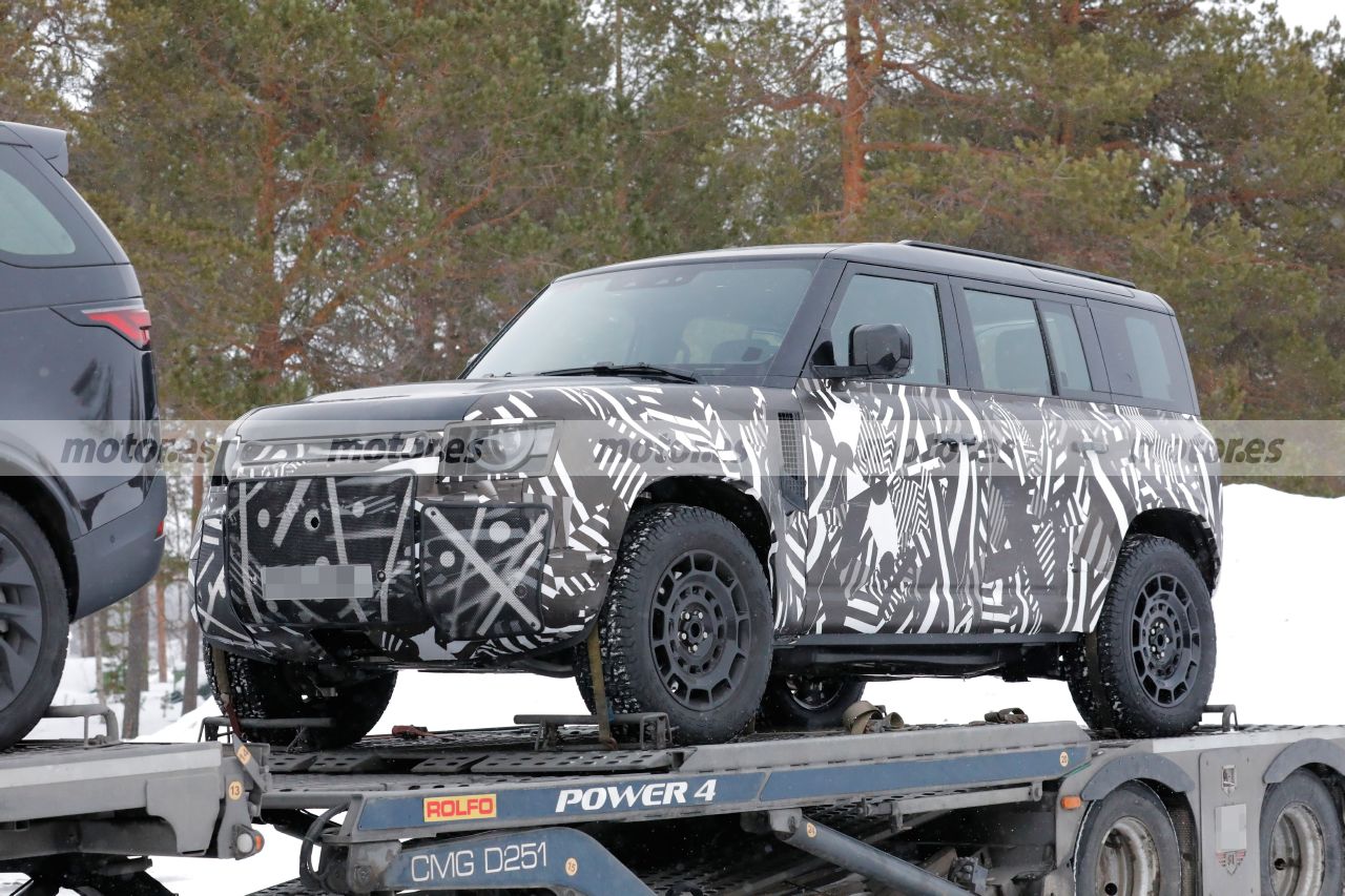 El nuevo Land Rover Defender SVX llega a las pruebas de invierno ...