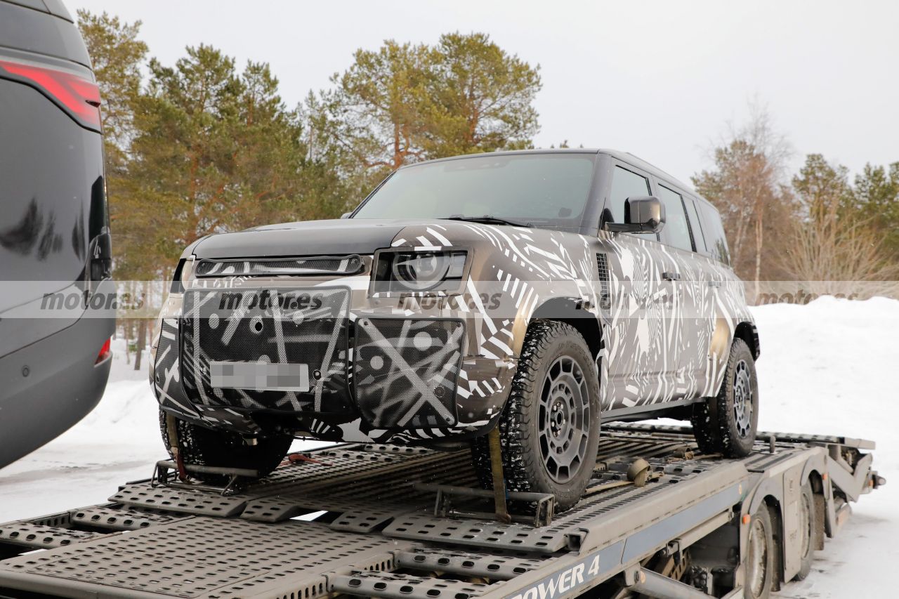 El nuevo Land Rover Defender SVX llega a las pruebas de invierno ...