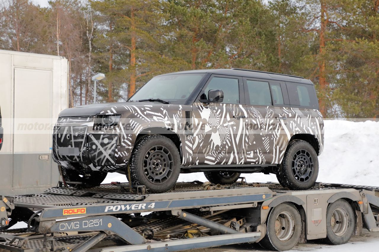 El nuevo Land Rover Defender SVX llega a las pruebas de invierno ...